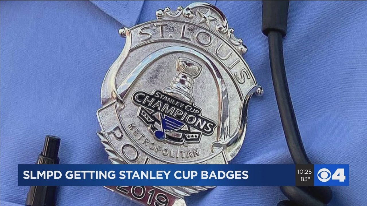 St. Louis City officers to wear commemorative Stanley Cup badges - YouTube