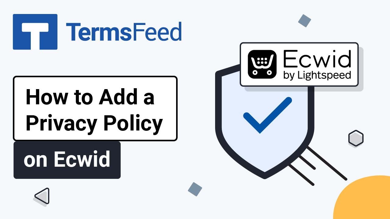 How to Add a Privacy Policy page on Ecwid - YouTube