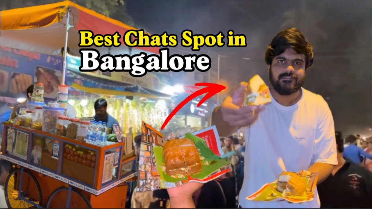 Best Chats spot in Bangalore | Bangalore Street Food | Mouth watering ...