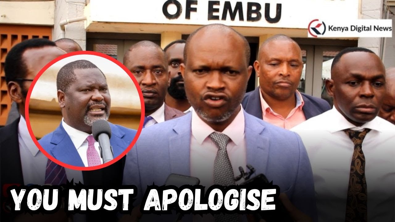 Embu MCAs Demand Apology from CS Ruku Over ‘Ngongoti’ Slur! - YouTube