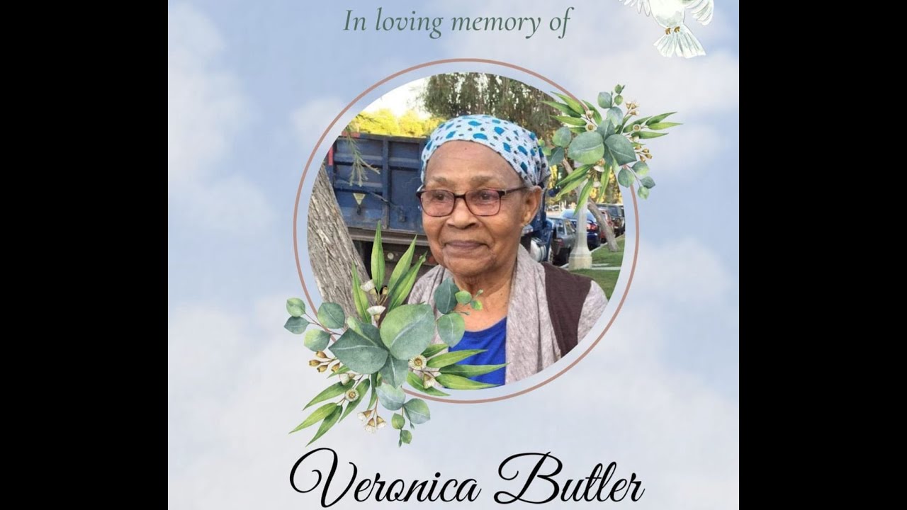 VERONICA BUTLER FUNERAL SERVICE - YouTube