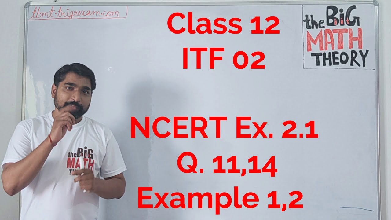 CBSE Class 12 ITF 02- Principal value, NCERT Example 1, 2 and Ex. 2.1 Q ...
