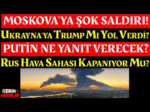 Moskova yanıyor! Ukrayna'dan 1600 drone'la dev saldırı! Trump'tan Putin'e büyük darbe! | Kerim Has