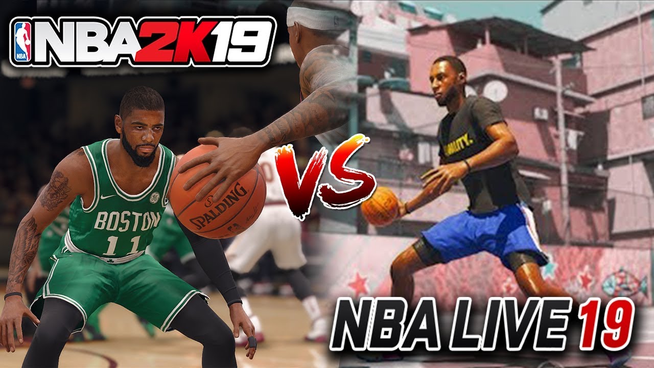 NBA 2K19 IS REALLY DONE AFTER THIS... NBA LIVE 19 DRIBBLING IS AMAZING ...