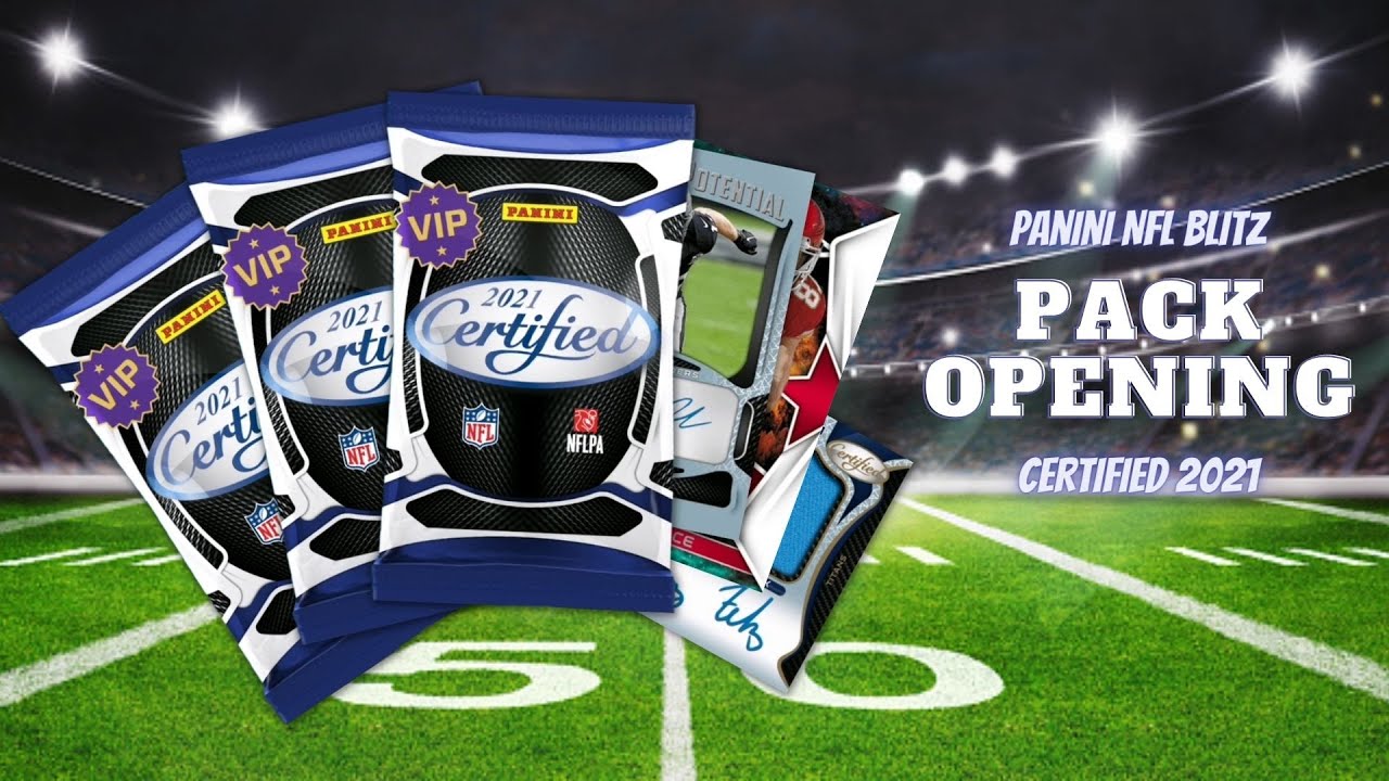 Panini NFL Blitz Pack Opening - Certified 2021 10 Packs - YouTube
