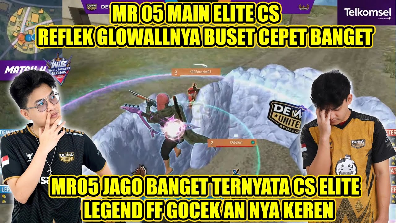 MR05 MAIN ELITE CS !! MEKANIK TUA GOCEKAN DAN REFLEK GLOWALL YANG JAGO ...