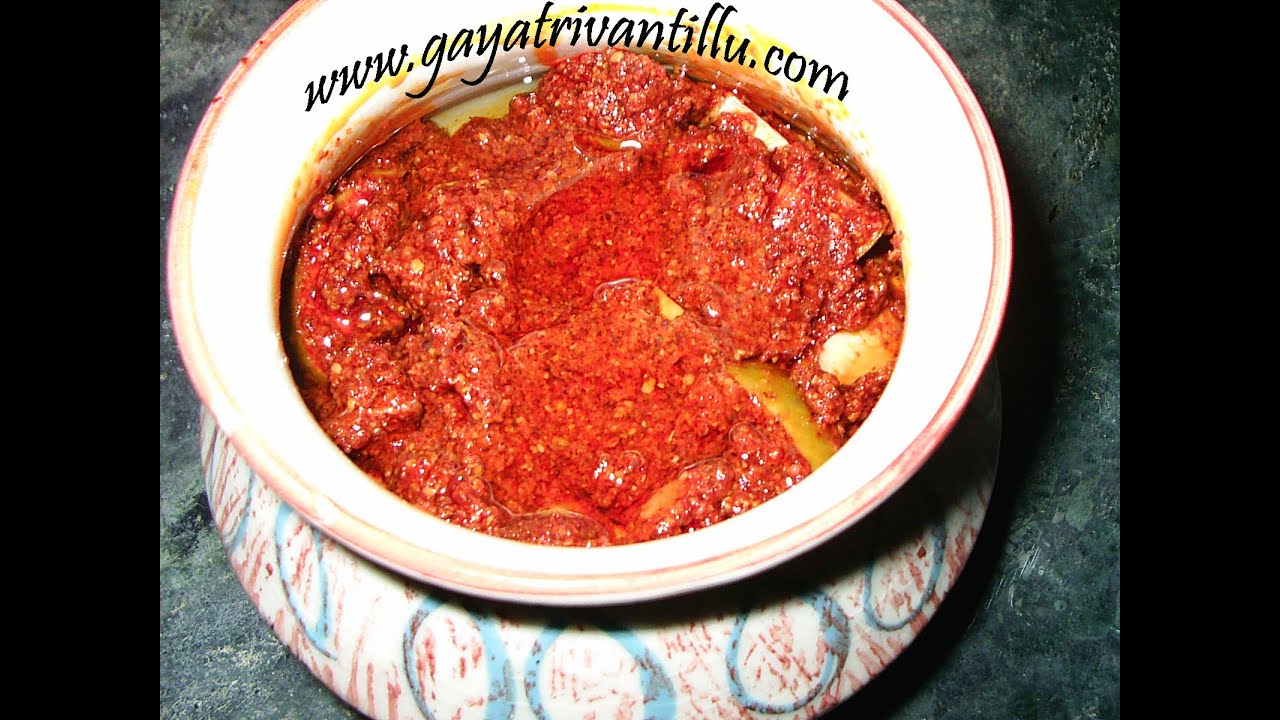 Mentaavakaya - Fenugreek (Methi) Spiced Mango Pickle - Andhra Cooking ...