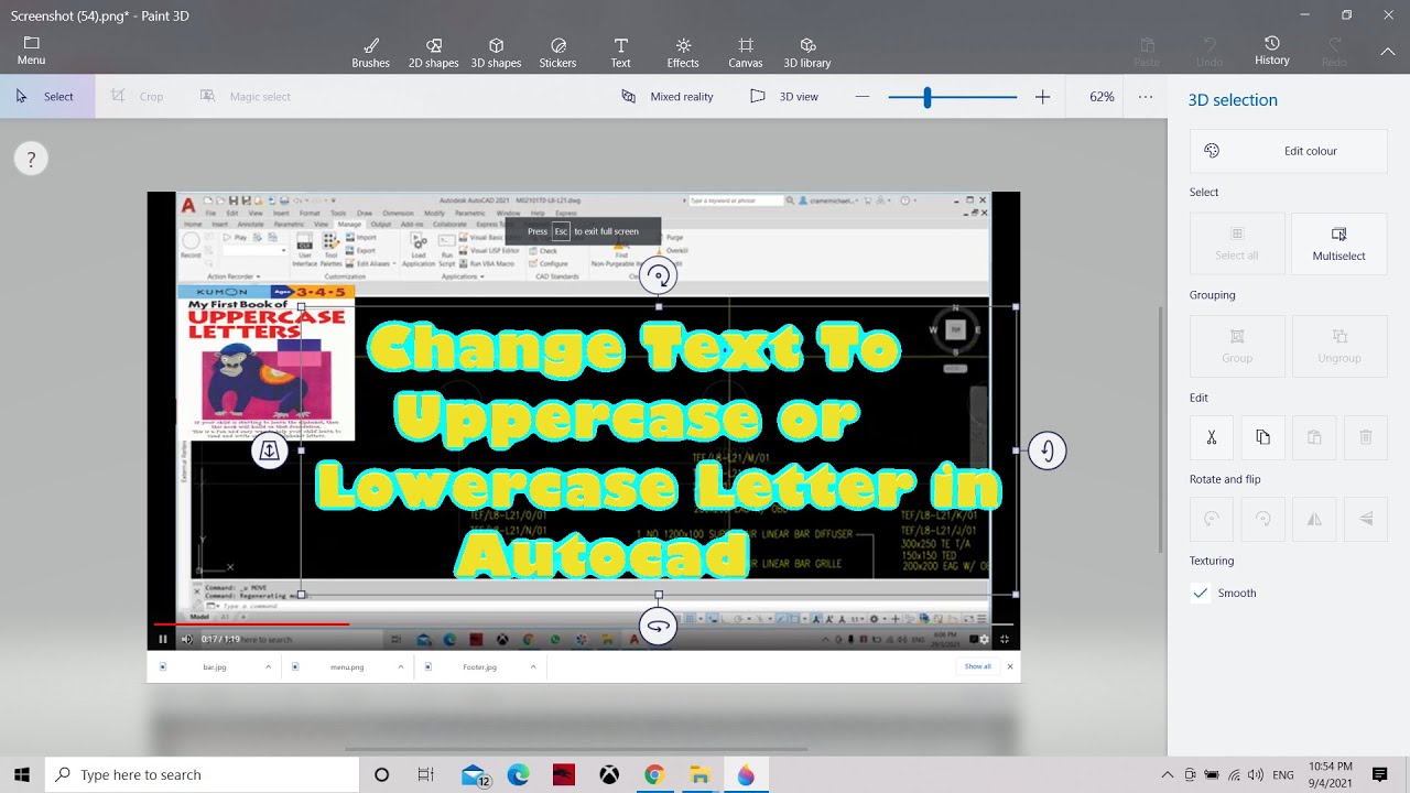 Change Text To Uppercase Or Lowercase Letter In Autocad YouTube Change Text To Uppercase Or Lowercase Letter In Autocad YouTube