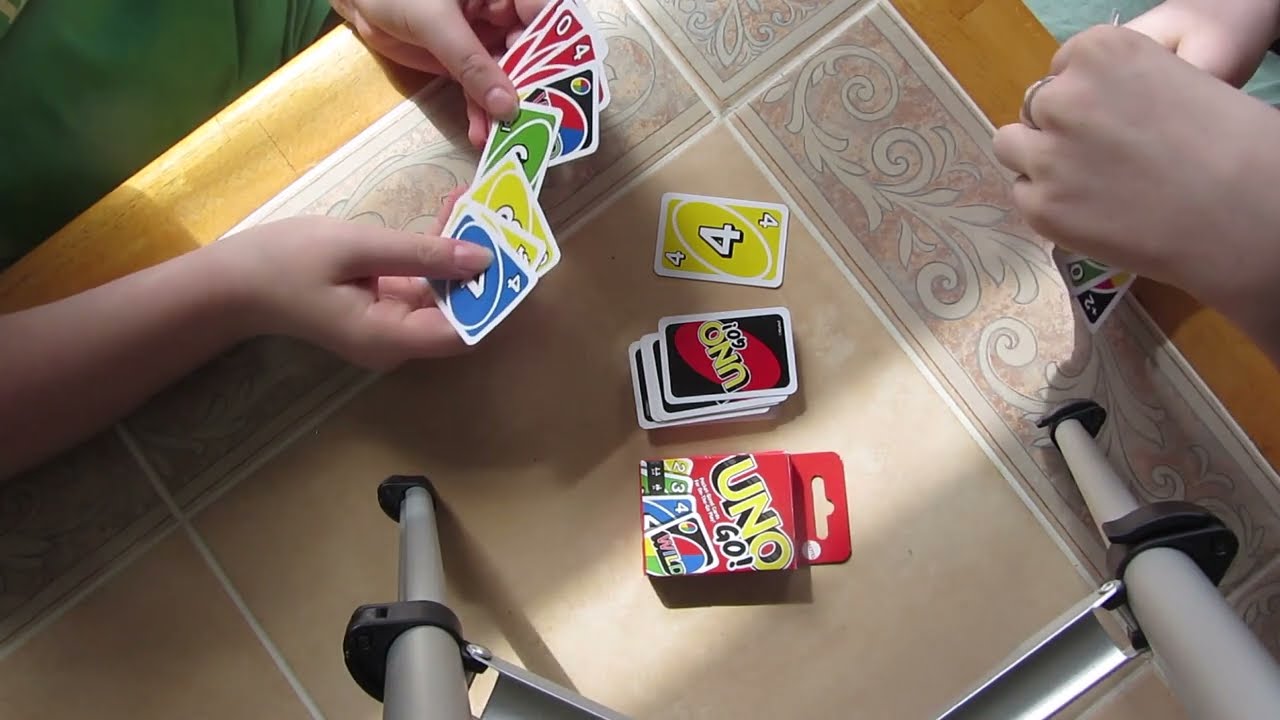 Playing a Mini Uno game - YouTube