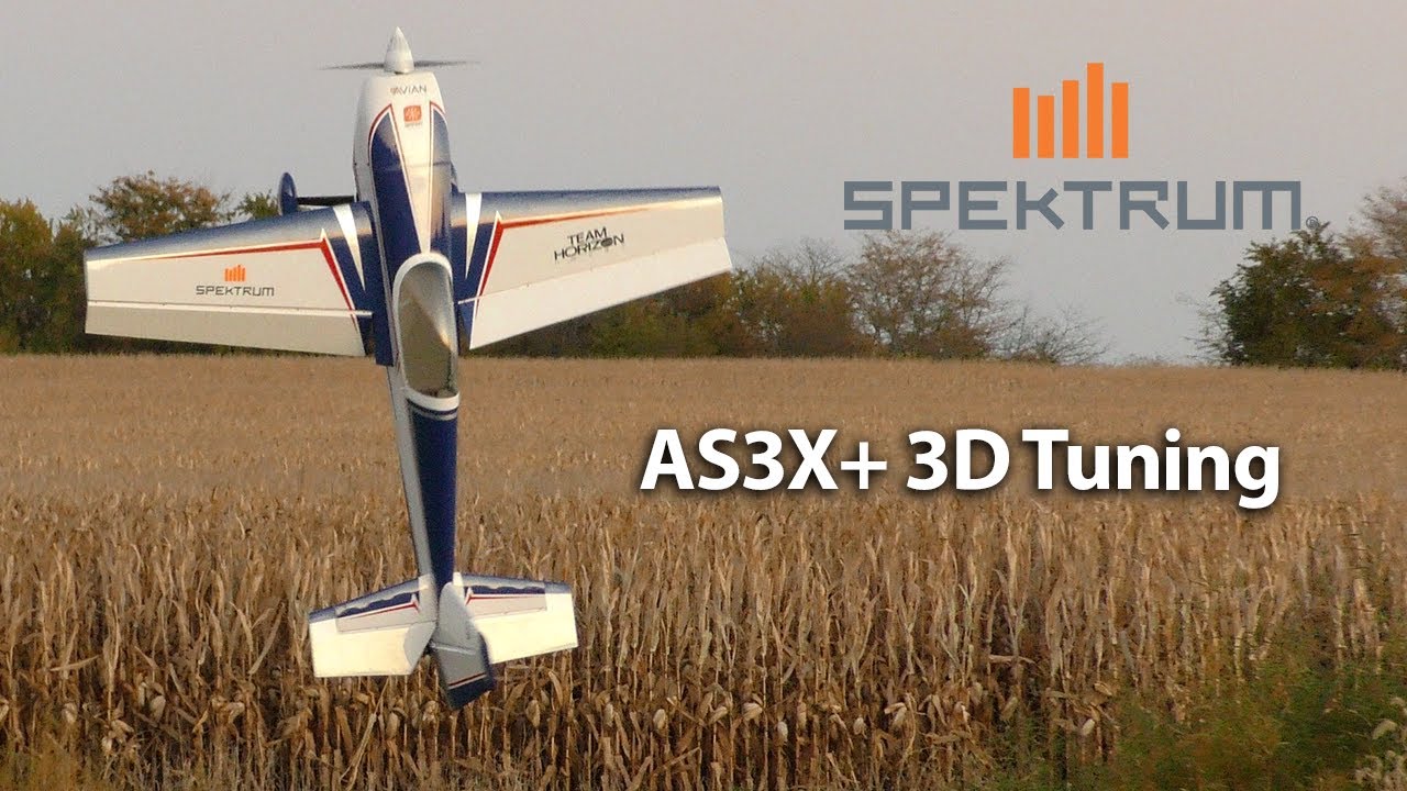 AS3X+ Initial Setup and Tuning for 3D Airplanes - YouTube