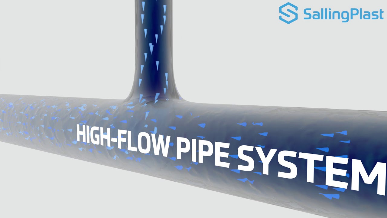 SallingPlast - High-Flow Pipe system - 3D Animated explainer - YouTube