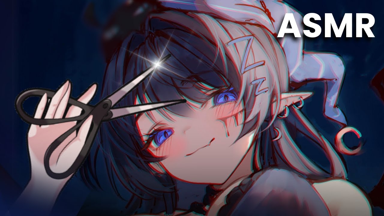 【haircut Asmr 💙 】comfy Demon Barbershop 3diobinaural Asmr Youtube