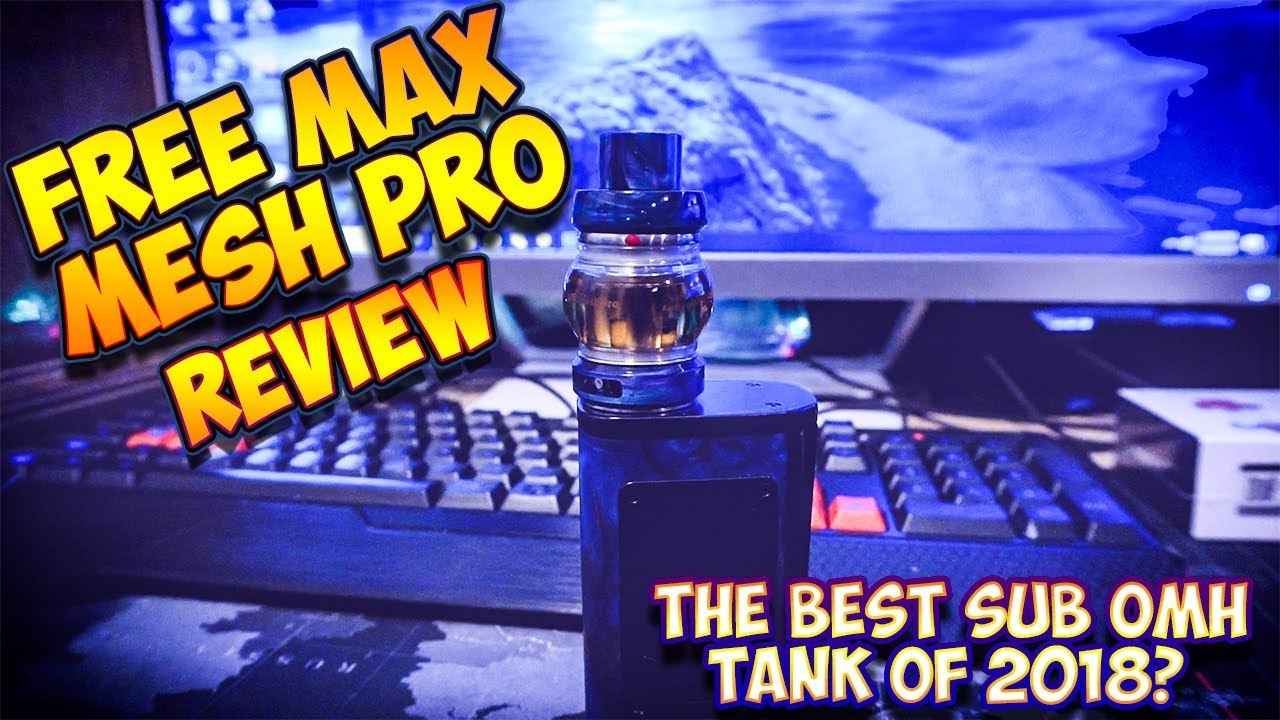 FREEMAX MESH PRO SUB-OHM TANK REVIEW ! TRIPLE MESH COIL technology! THE ...