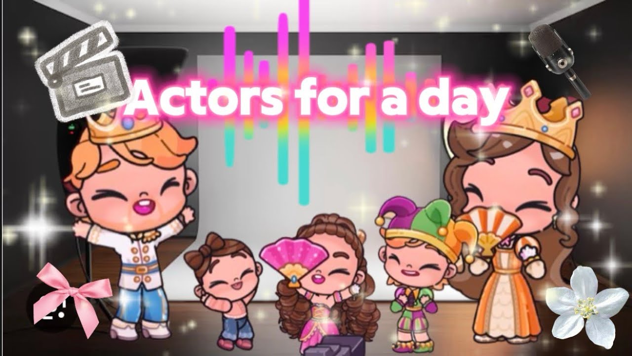 Actors for a day!?! 🫢🎀🎬🎤 (voiced) (avatar world) - YouTube