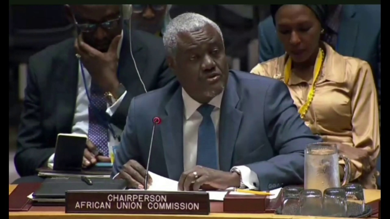 Discours de S.E. Mr. Moussa Faki Mahamat, Président de la Commission de ...