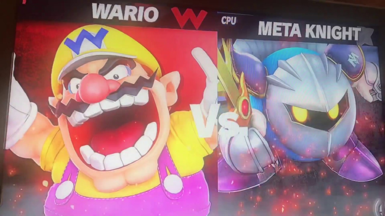 Wario VS Meta Knight In Smash Ultimate - YouTube