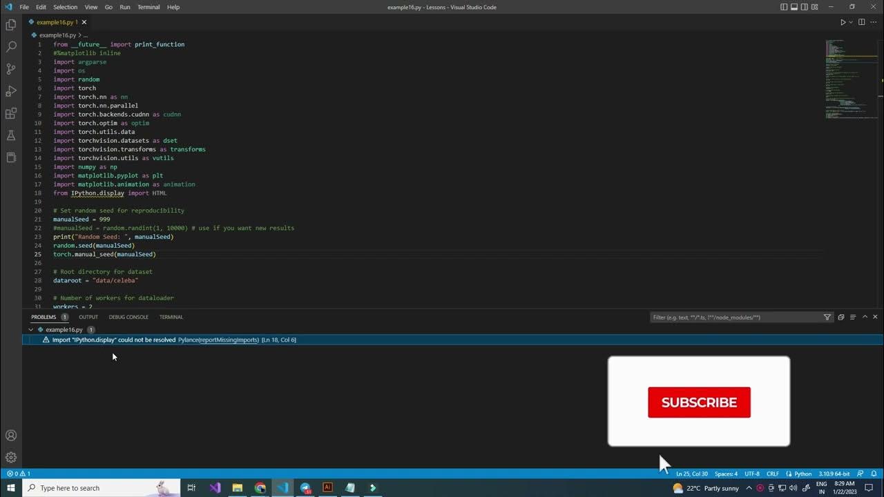 Import Ipython Display Could Not Be Resolved Pylance Report Missing Imports Youtube