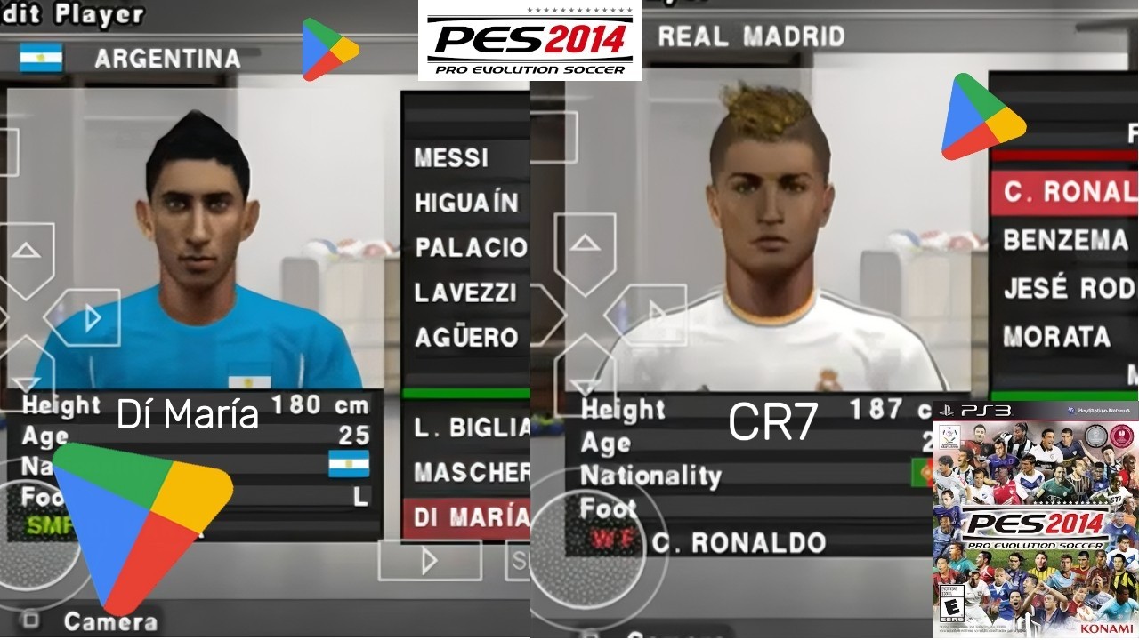jugué al PES 2014 en ANDROID (POR PLAY STORE) @RP_EL_N1 - YouTube