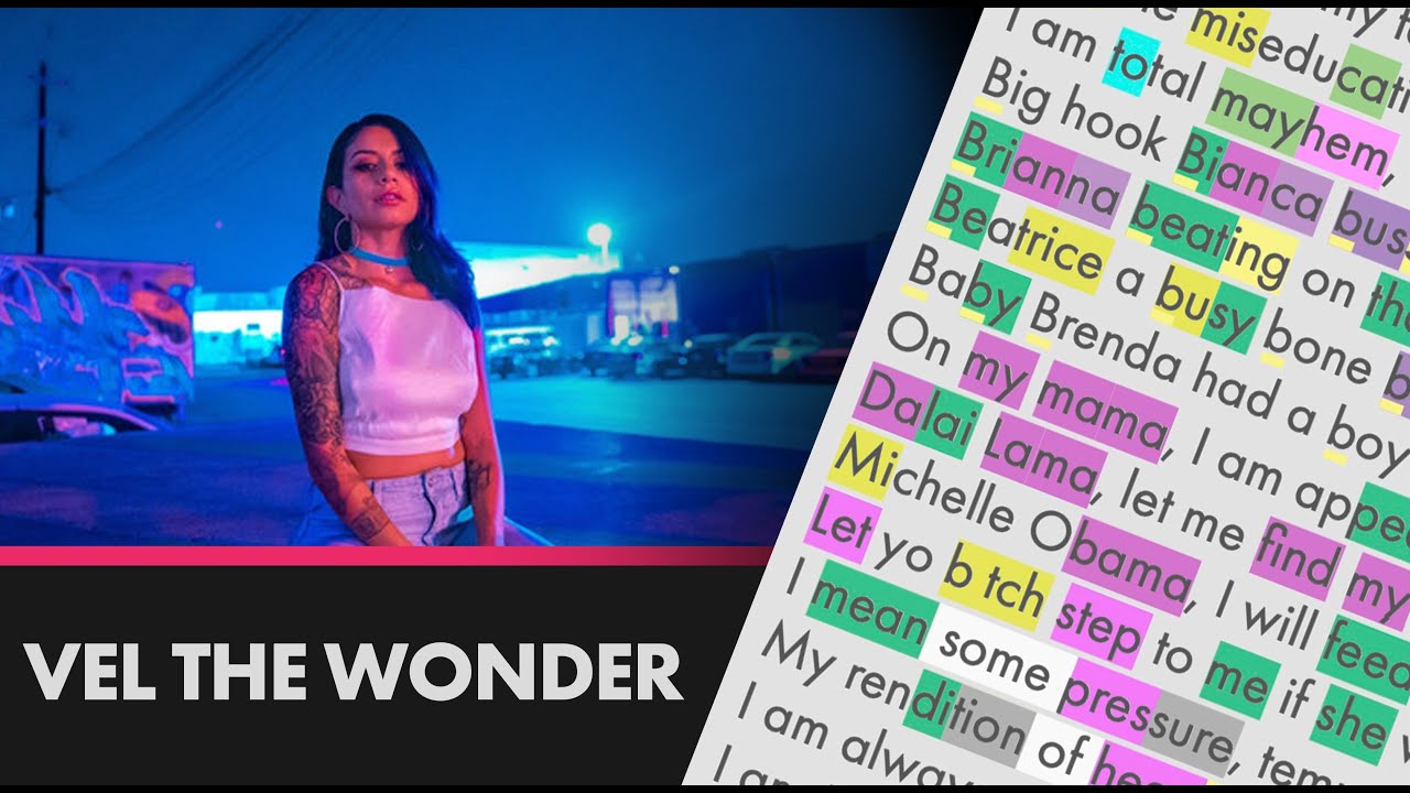 Vel The Wonder - Michelle - Lyrics, Rhymes Highlighted (266) - YouTube