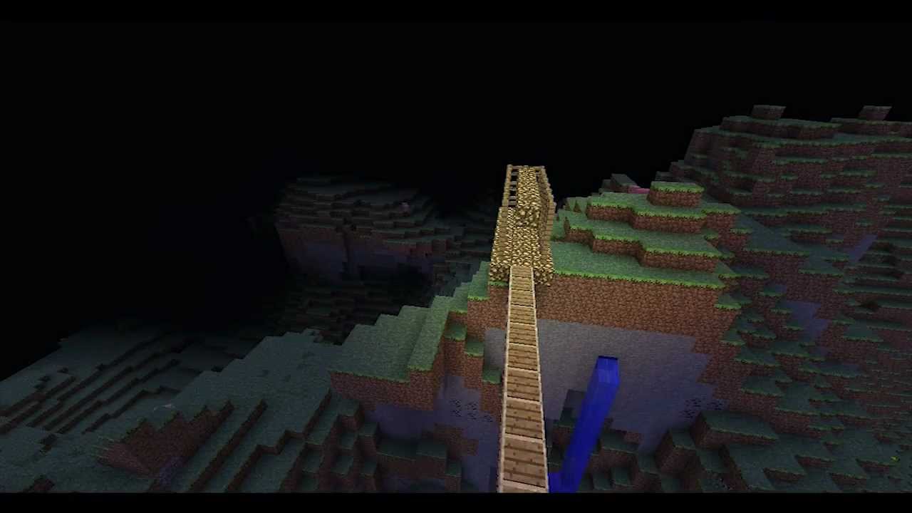 Minecraft Falling Bridge! - YouTube