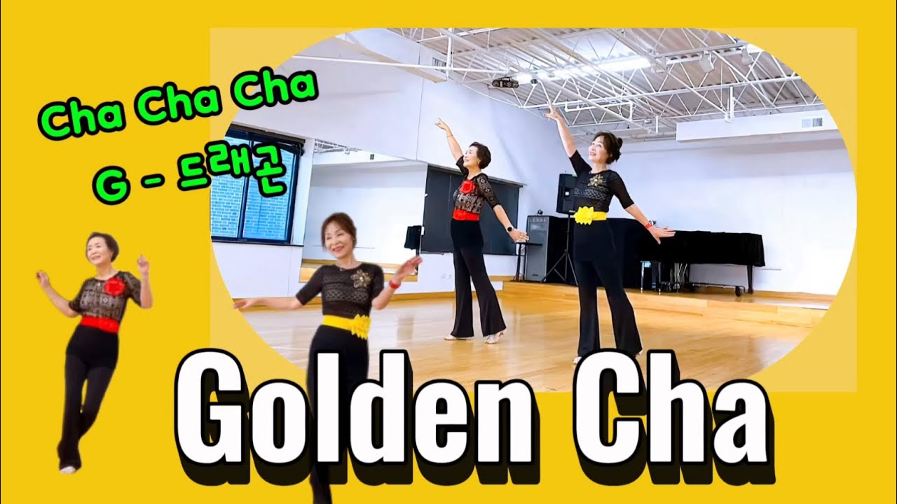 Golden Cha - Line Dance (Low Intermediate) 골든 차 라인댄스 - YouTube