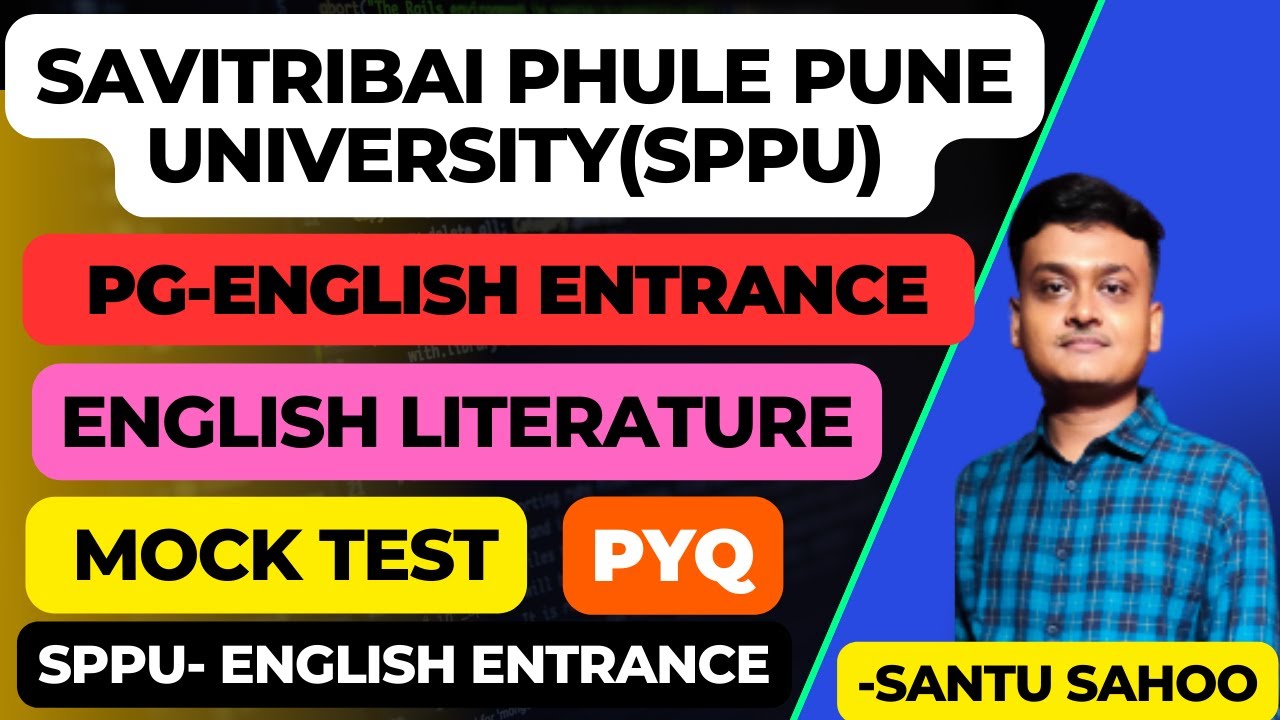 SPPU PG English Previous Year Question Papers II Savitribai Phule Pune ...