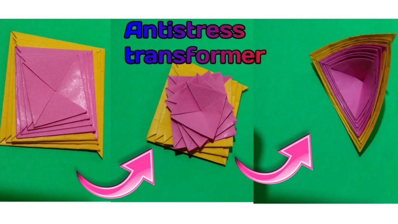 Paper toy antistress | DIY paper origami | paper toy antistress ...