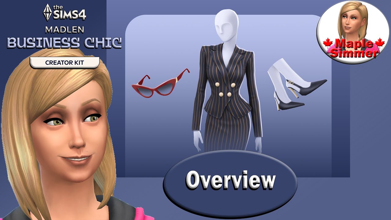 Madlen Business Chic Creator Kit Overview (& Giveaway CLOSED) (Sims 4 ...