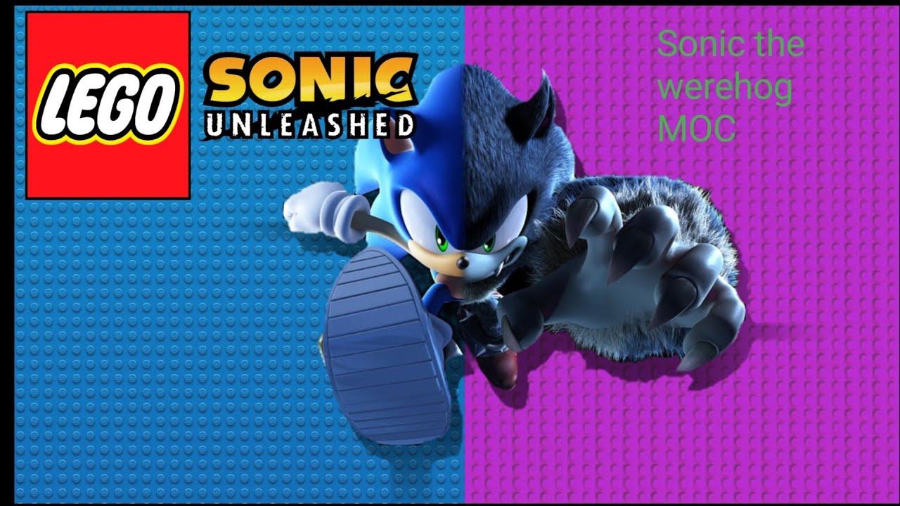 Sonic Unleashed Sonic the werehog LEGO MOC. - YouTube