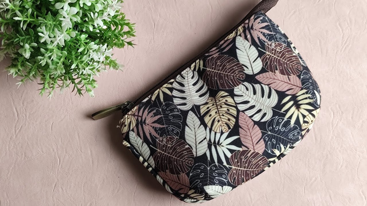 tutorial dompet koin🌸Diy coin purse #youtube #youtuber #belajarmenjahit ...