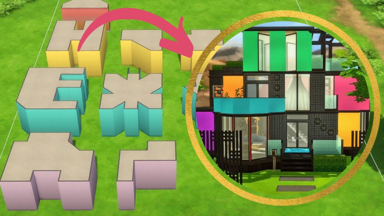 Puzzle Shell Challenge | The Sims 4 House Tour - YouTube