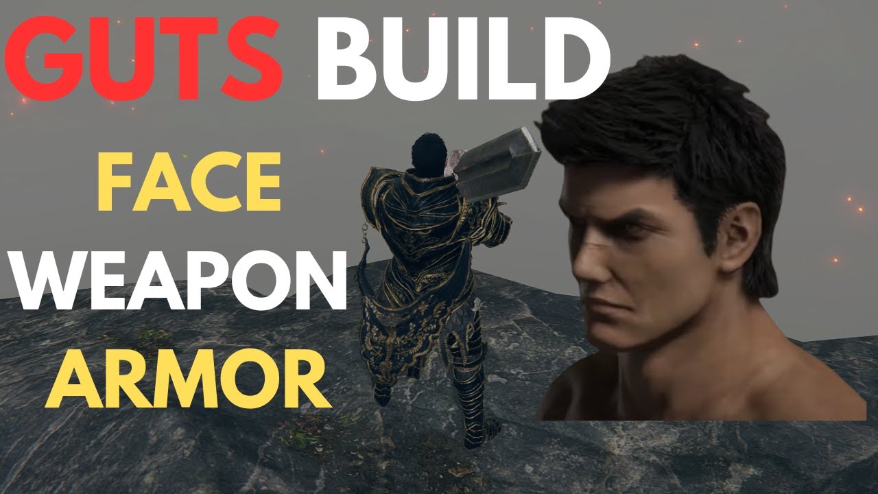 SUPER ACCURATE GUTS BUILD - Weapon, Armor and Body - EARLY GAME - Elden ...