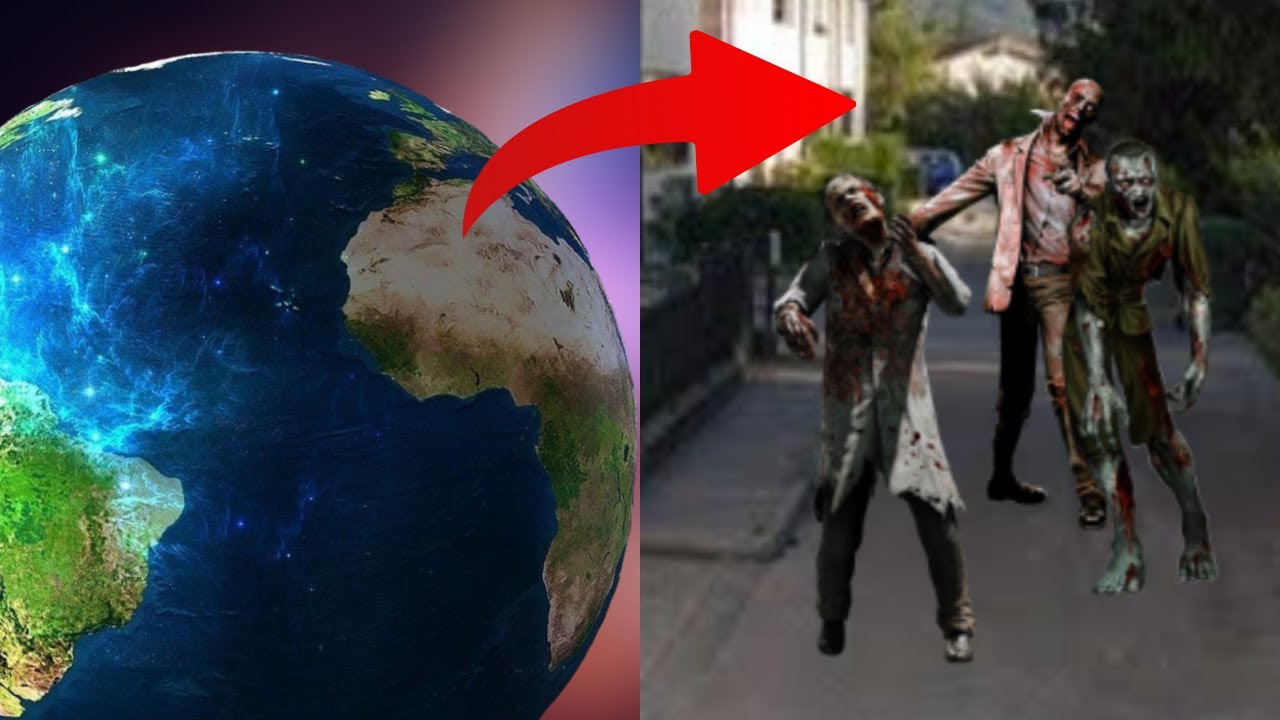 SCARY! THIS ZOMBIES I FOUND ON GOOGLE MAPS! - YouTube