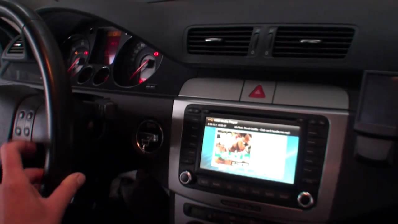 Alpine KCE-635UB im VW Passat mit MFD 2 mit Steuerung über Navi by ...