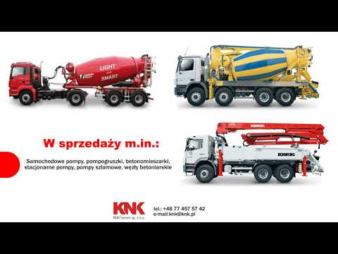 Pompy do betonu sprzęt budowlany Opole KNK Serwis