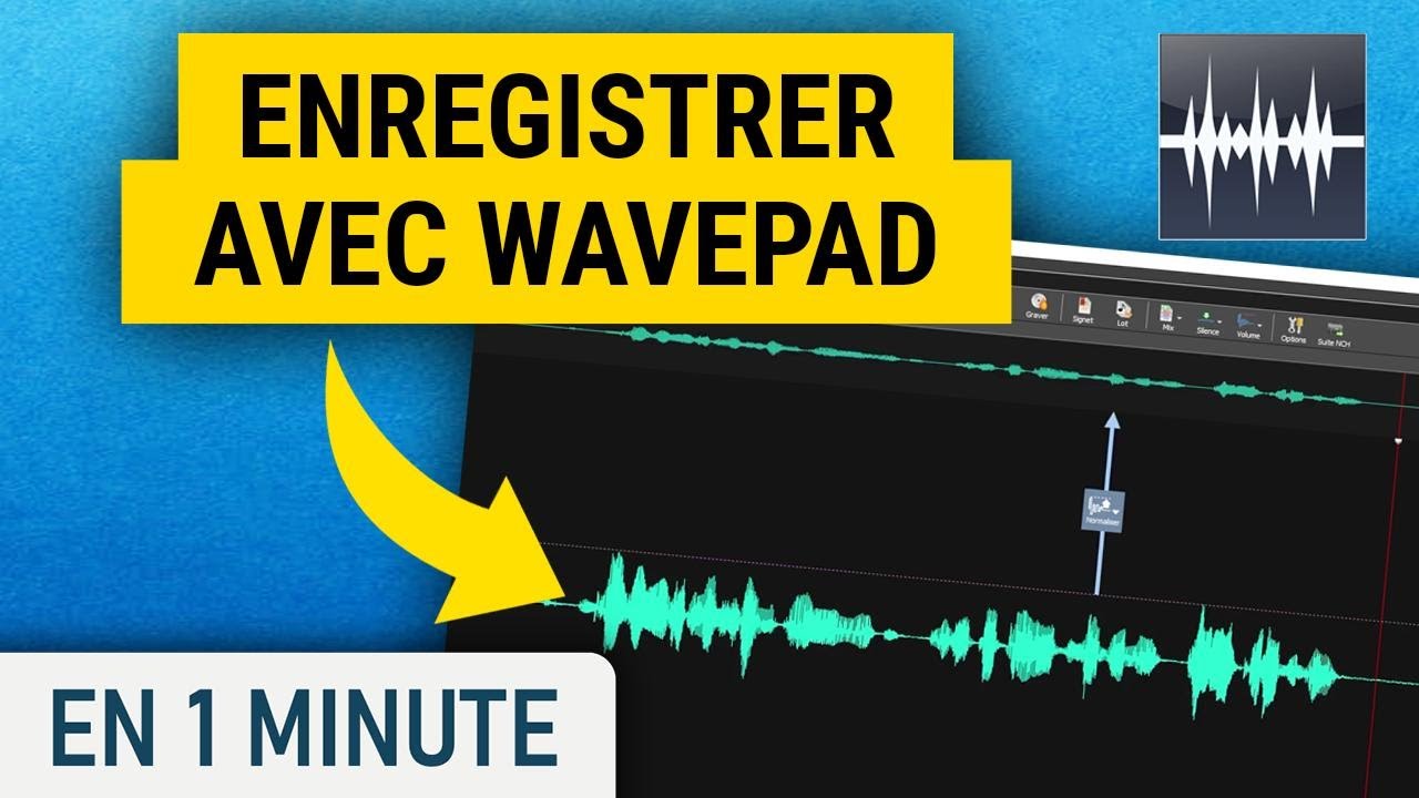 Lancer un enregistrement audio avec WavePad - YouTube