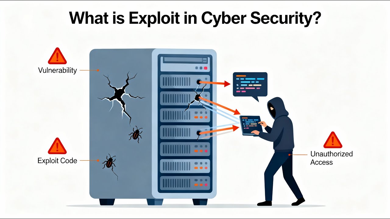 🔐 What is Exploit in Cyber Security? Full Breakdown LIVE | Kaashiv ...