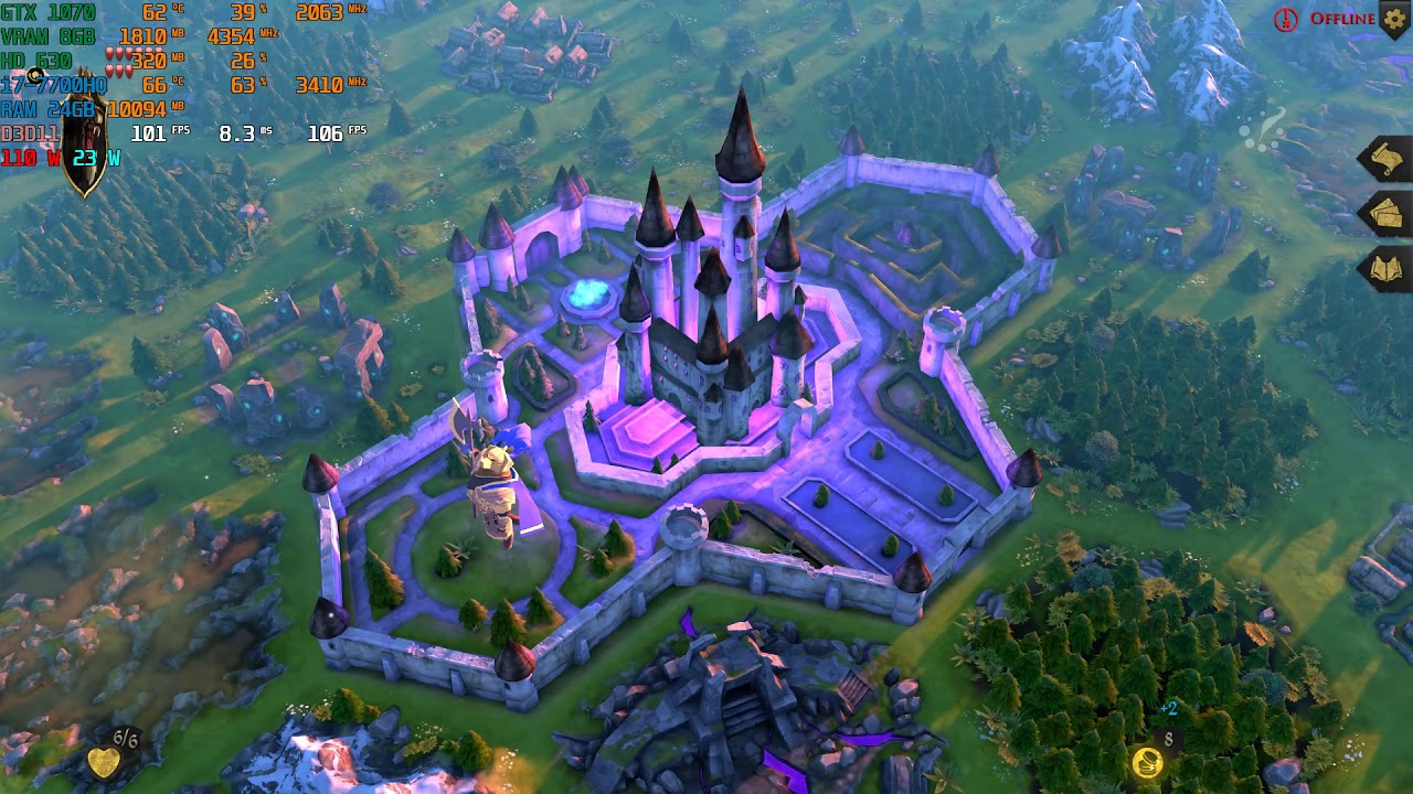 MSI GE73VR GTX 1070 Armello the Dragon Clan - YouTube