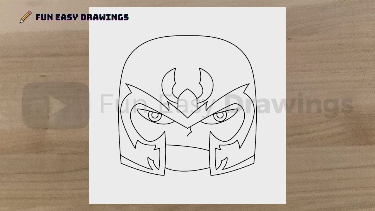 How to Draw Magneto Chibi Easy - Cómo dibujar a Magneto Chibi fácil ...