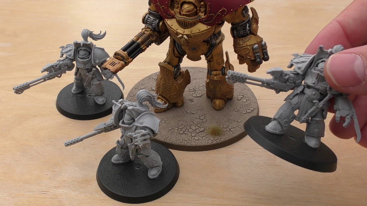 Legio Custodes Aquilon Terminators with Infernus Firepikes - Review (HH ...