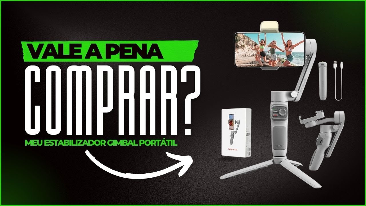 Estabilizador Gimbal Portátil de 3 eixos - YouTube
