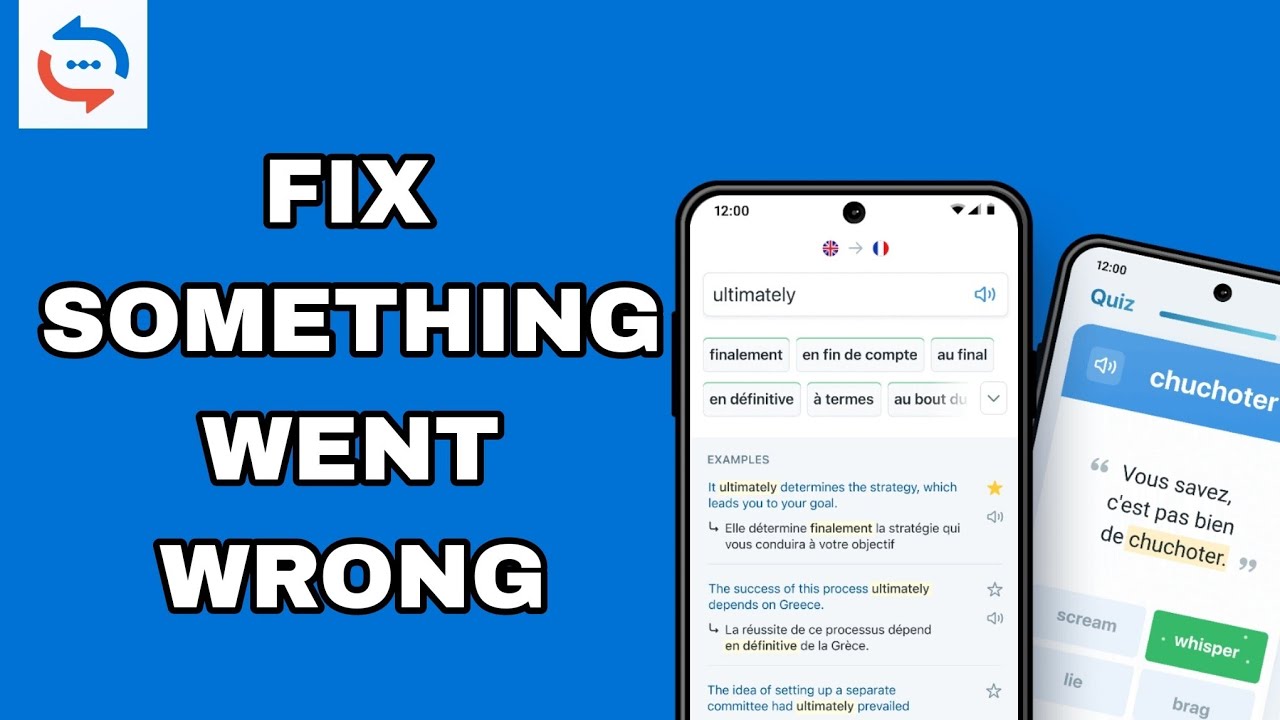 How To Fix And Solve Something Went Wrong On Reverso Translate And ...