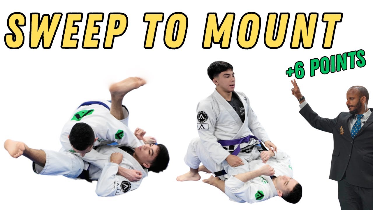 Flower Sweep From Closed Guard - YouTube