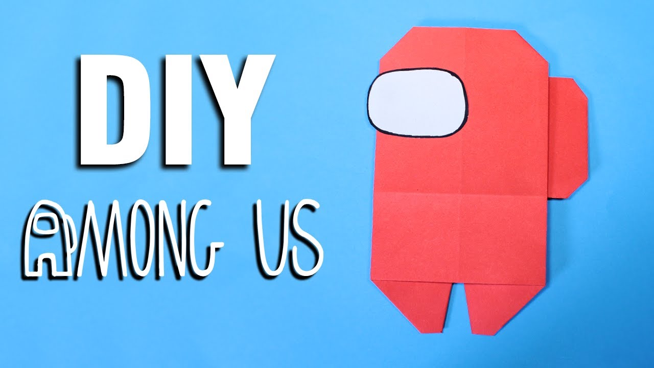DIY Paper Among Us 3D | Origami Among Us | Easiest Way - YouTube