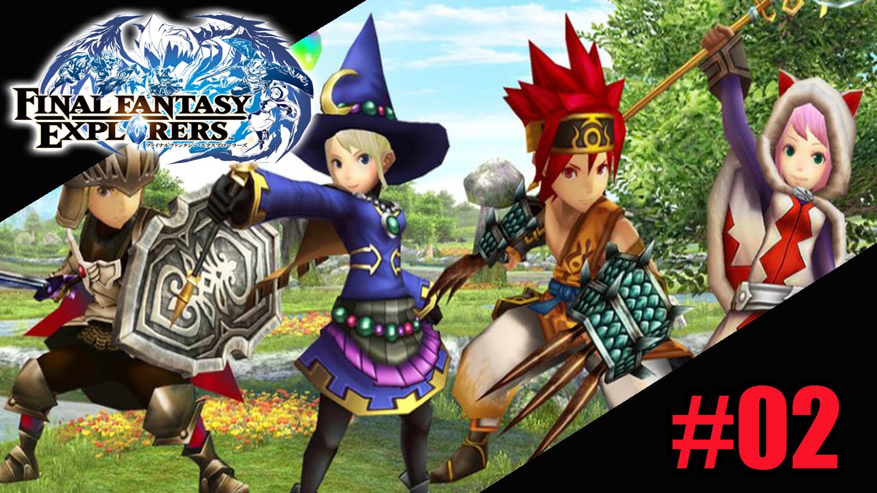 Final Fantasy Explorers #02: Red Dragon y Adamantoise - Gameplay ...