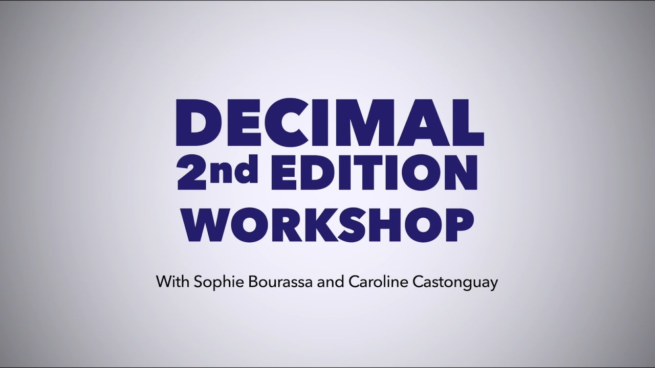 ERPI | Decimal, 2nd Edition Workshop - YouTube