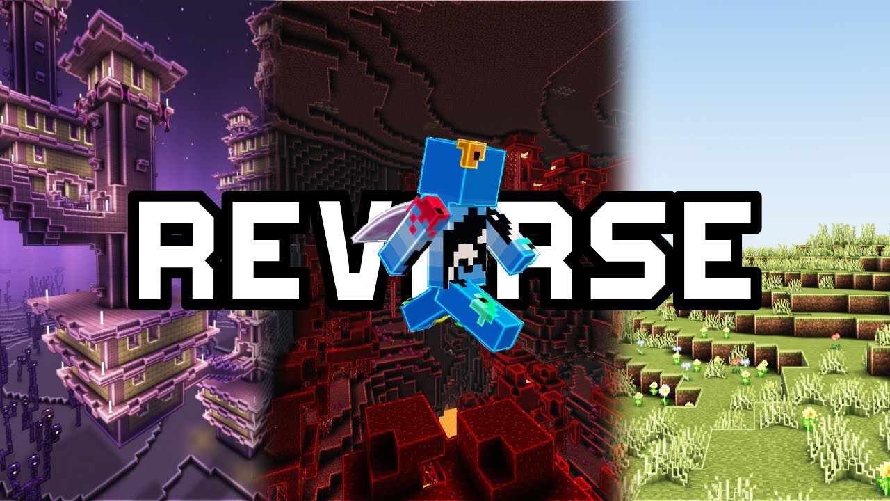 Can I Beat Minecraft Backwards? - YouTube