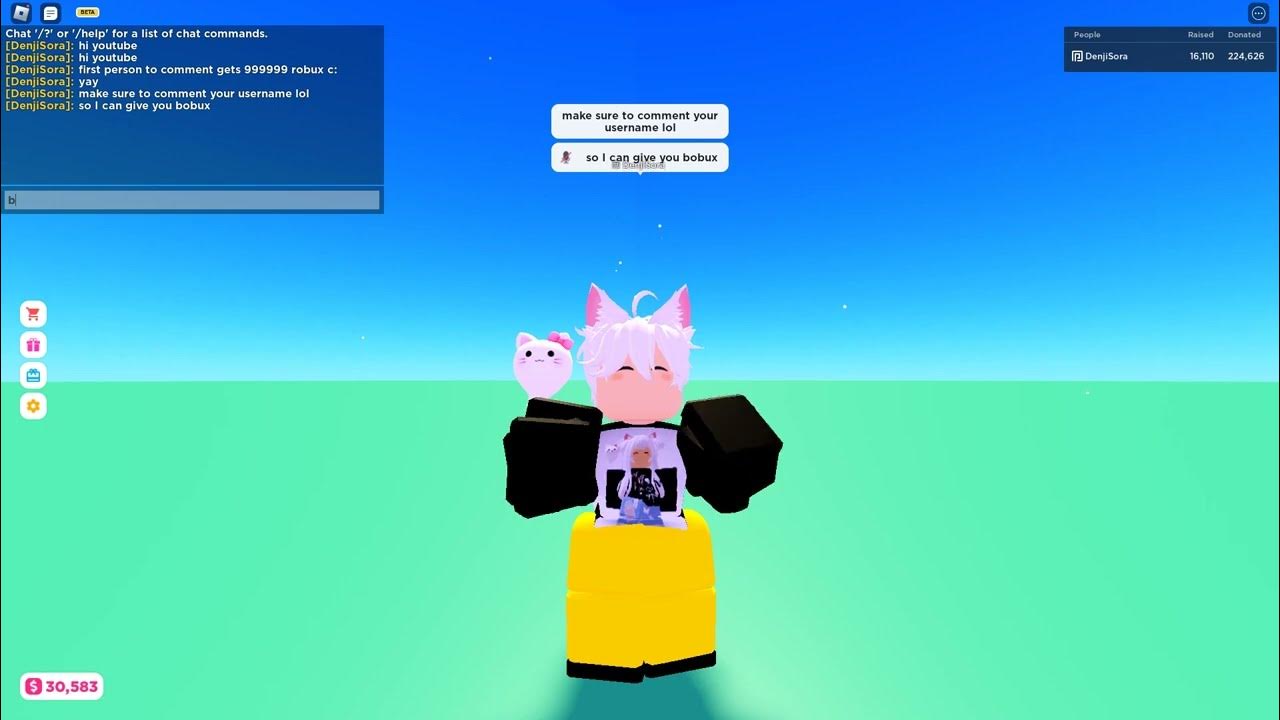 FIRST COMMENT GETS 999999 ROBUX $$$ #robux - YouTube