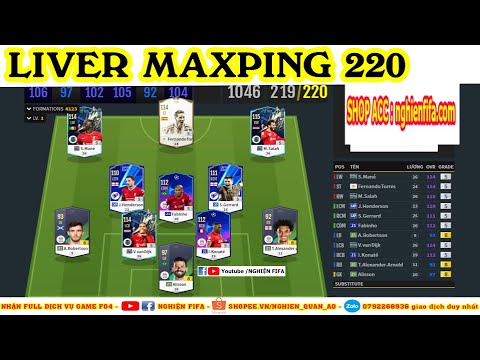 REVIEW FO4 - LIVERPOOL UPDATE MỚI NHẤT 220 lương - Xây Dựng Team ...