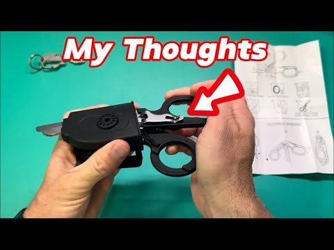 6in1 Trauma Shears,Emergency Shears with Strap Cutter and Glass - YouTube